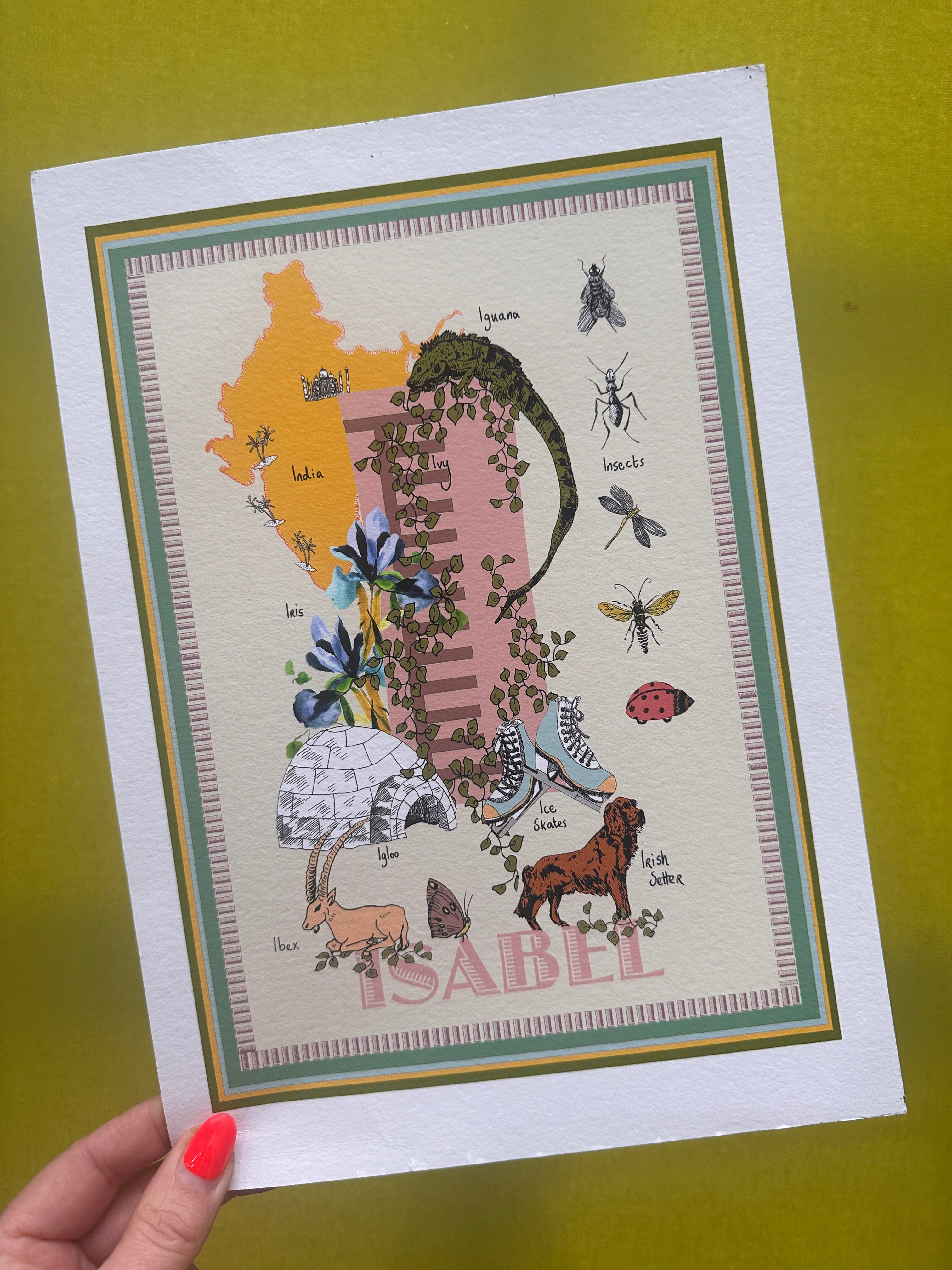 Isabel Letter Print – Max Made Me Do It