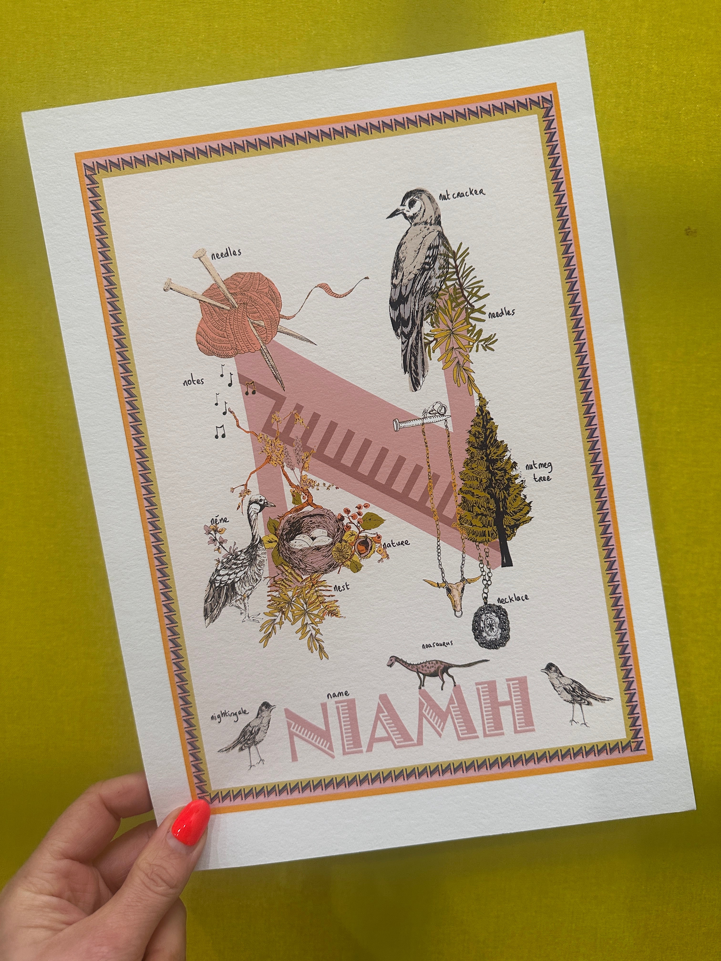 Niamh Letter Print – Max Made Me Do It