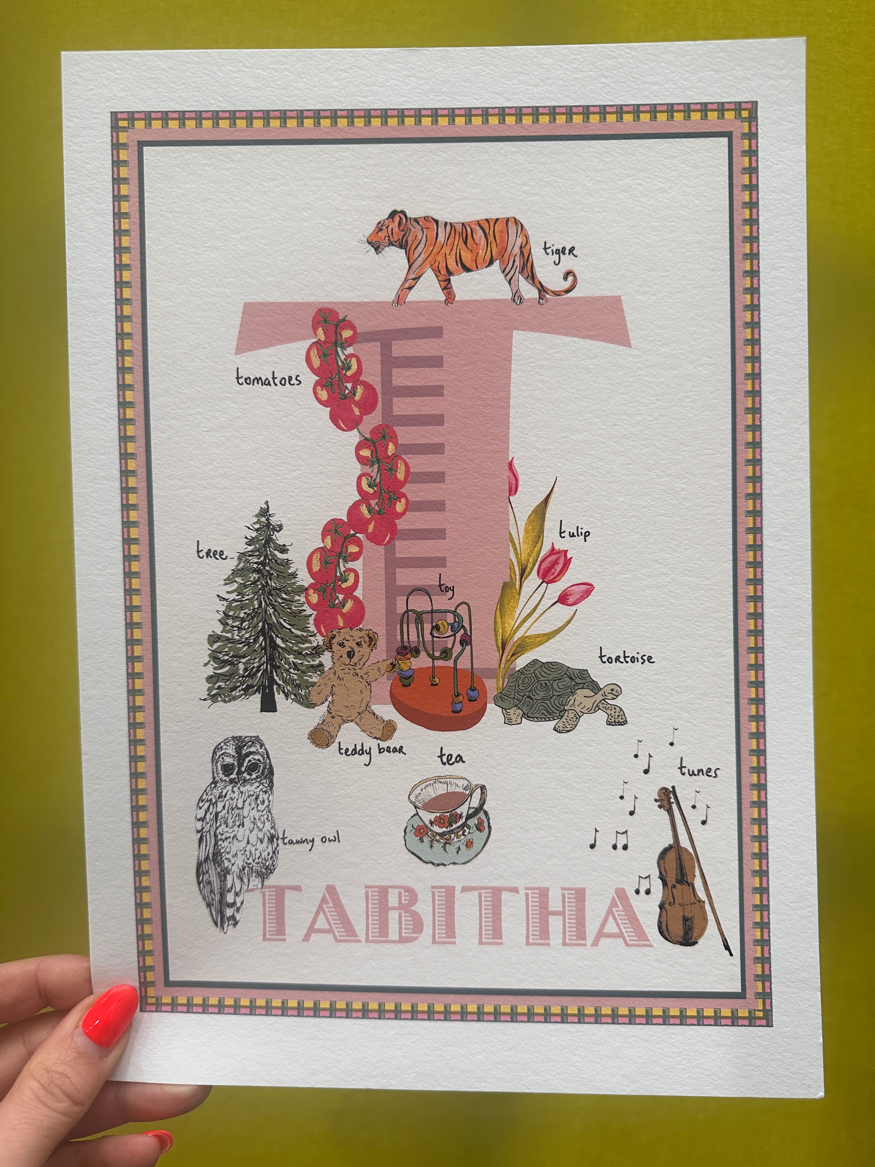 Tabitha Letter Print – Max Made Me Do It