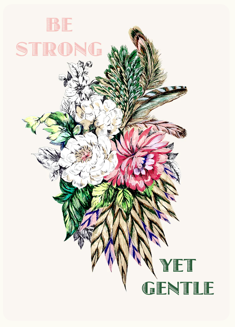 A4 Be Strong Print – Max Made Me Do It