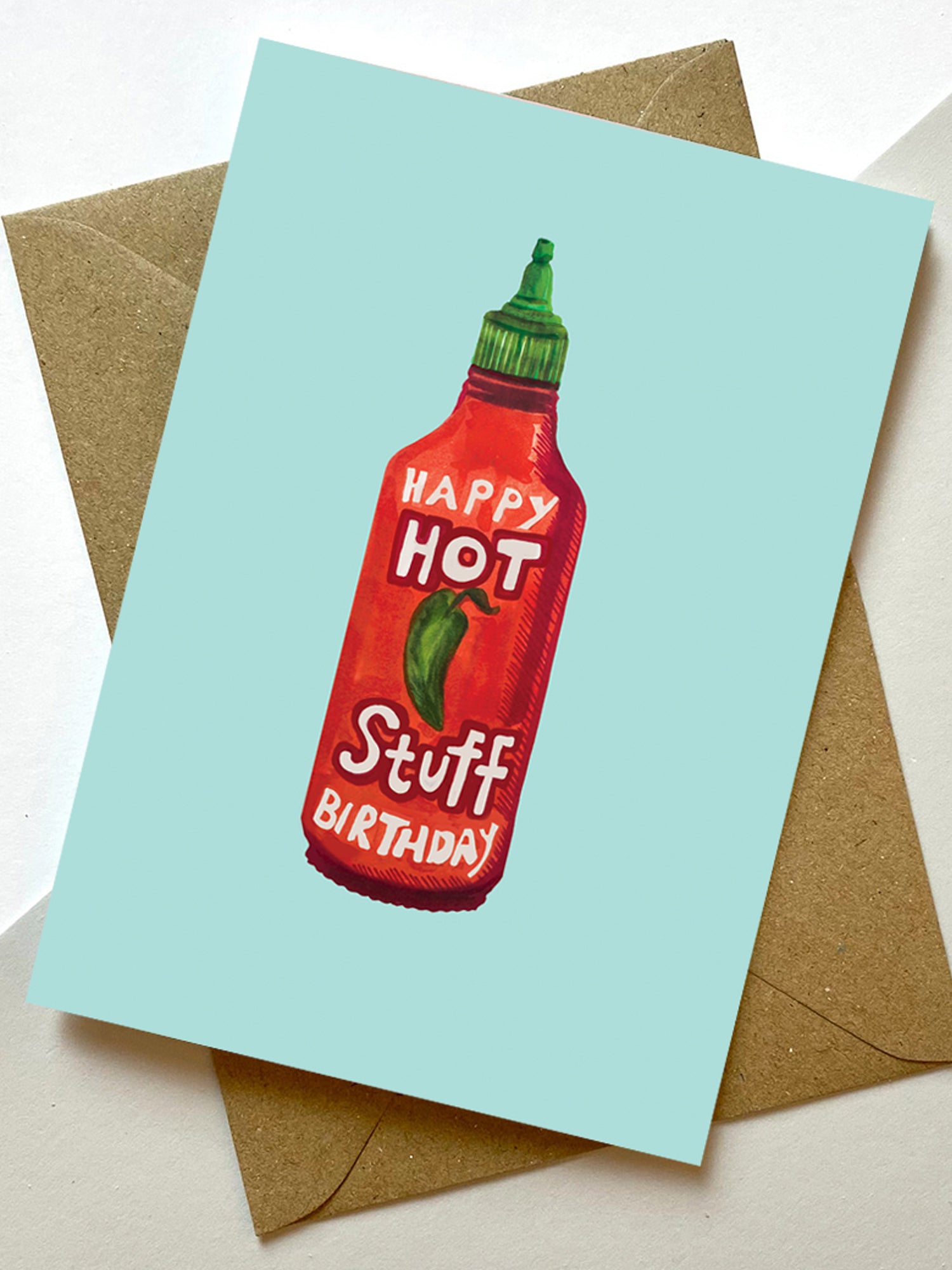 Happy Birthday Hot Stuff Card – Max Made Me Do It