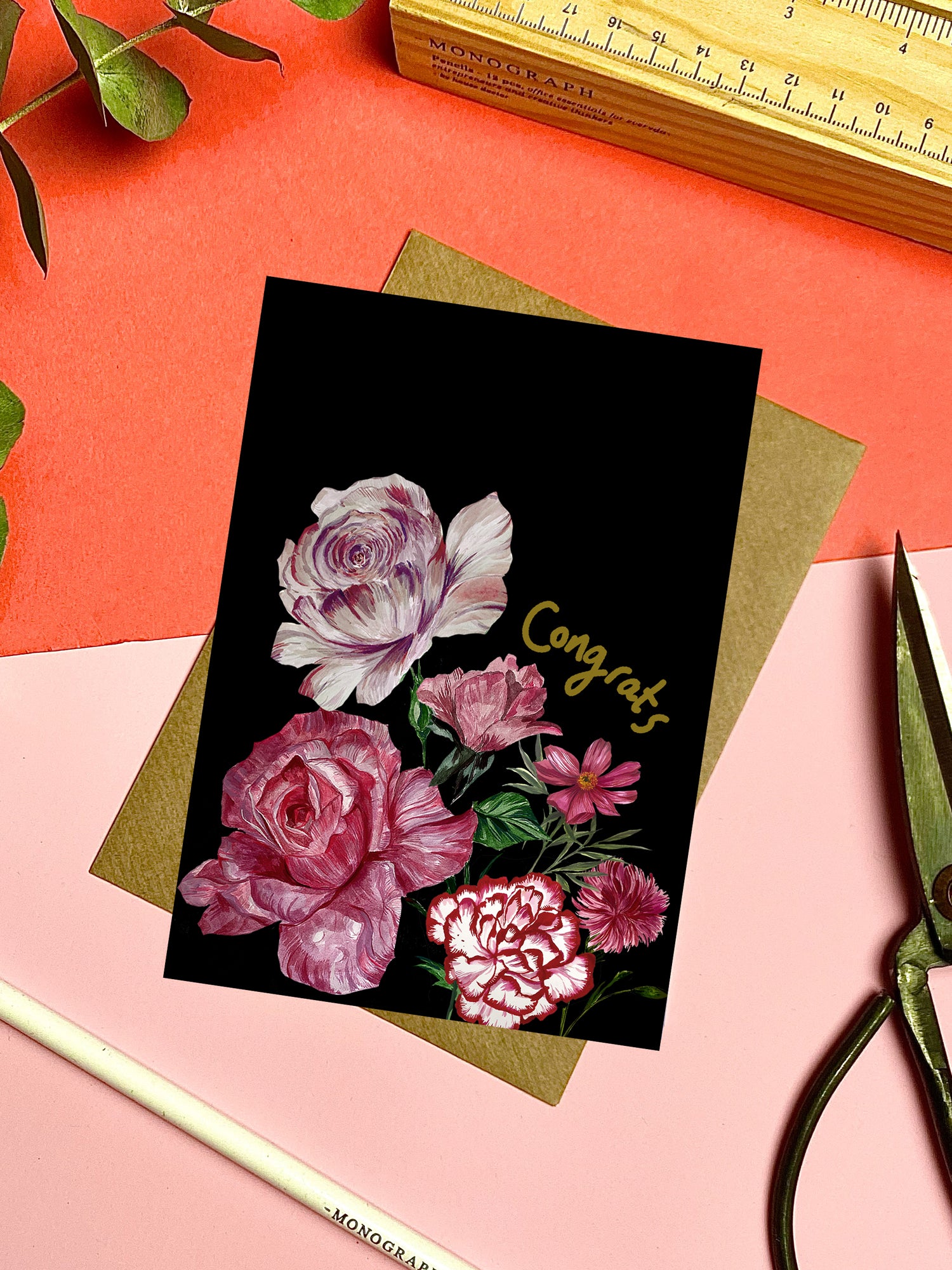 Congrats Congratulations Floral You Card – Max Made Me Do It