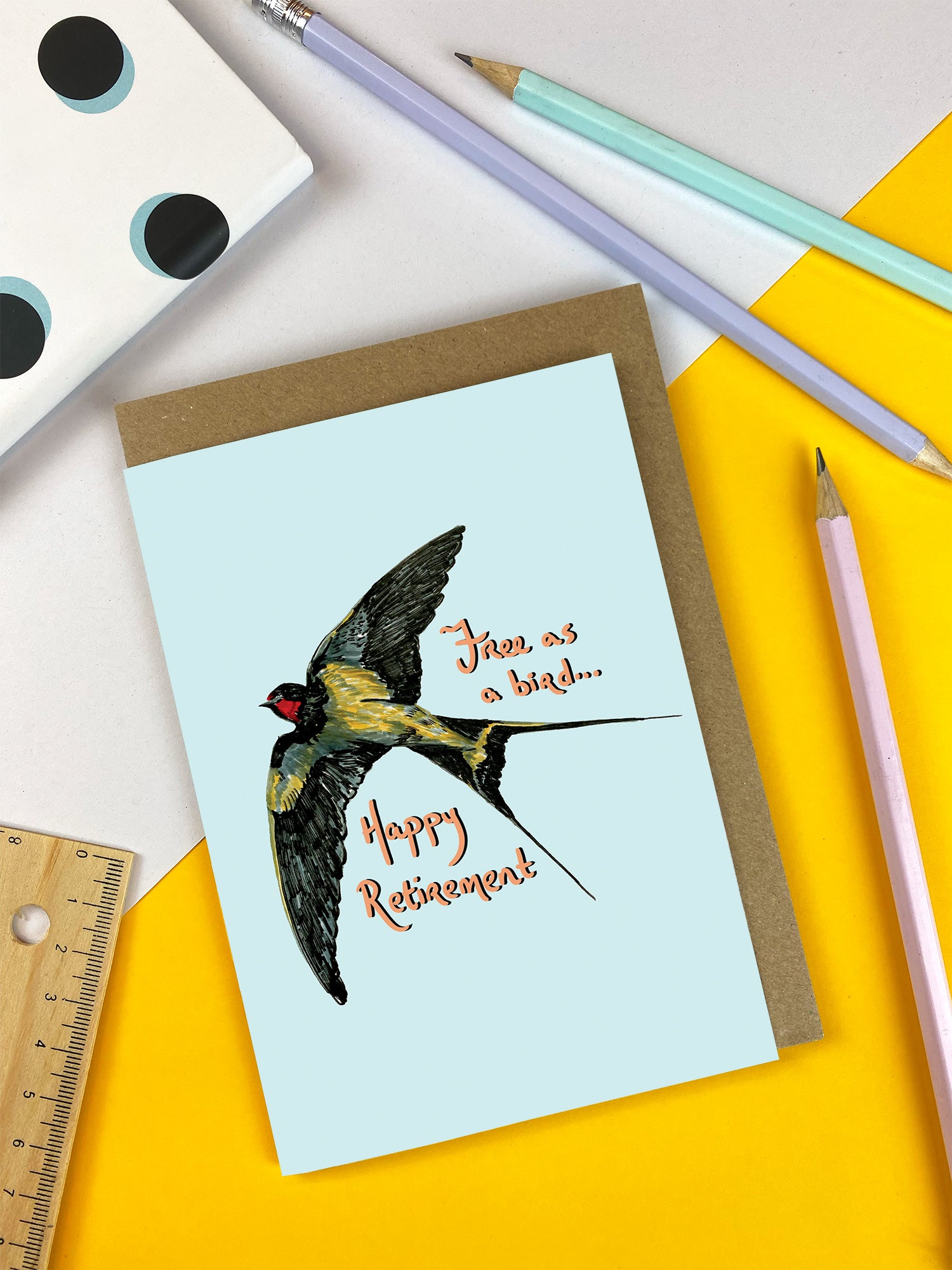 Free As A Bird Retirement Card – Max Made Me Do It
